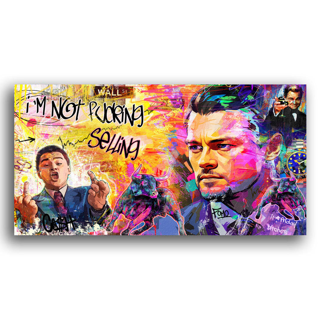 Wolf Of Wall Street Wandbild