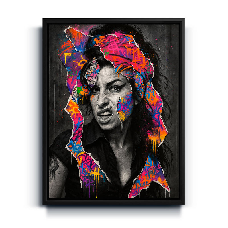 Amy Winehouse Graffiti » Wandbild günstig online bestellen