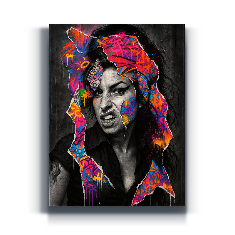 Amy Winehouse Graffiti » Wandbild günstig online bestellen