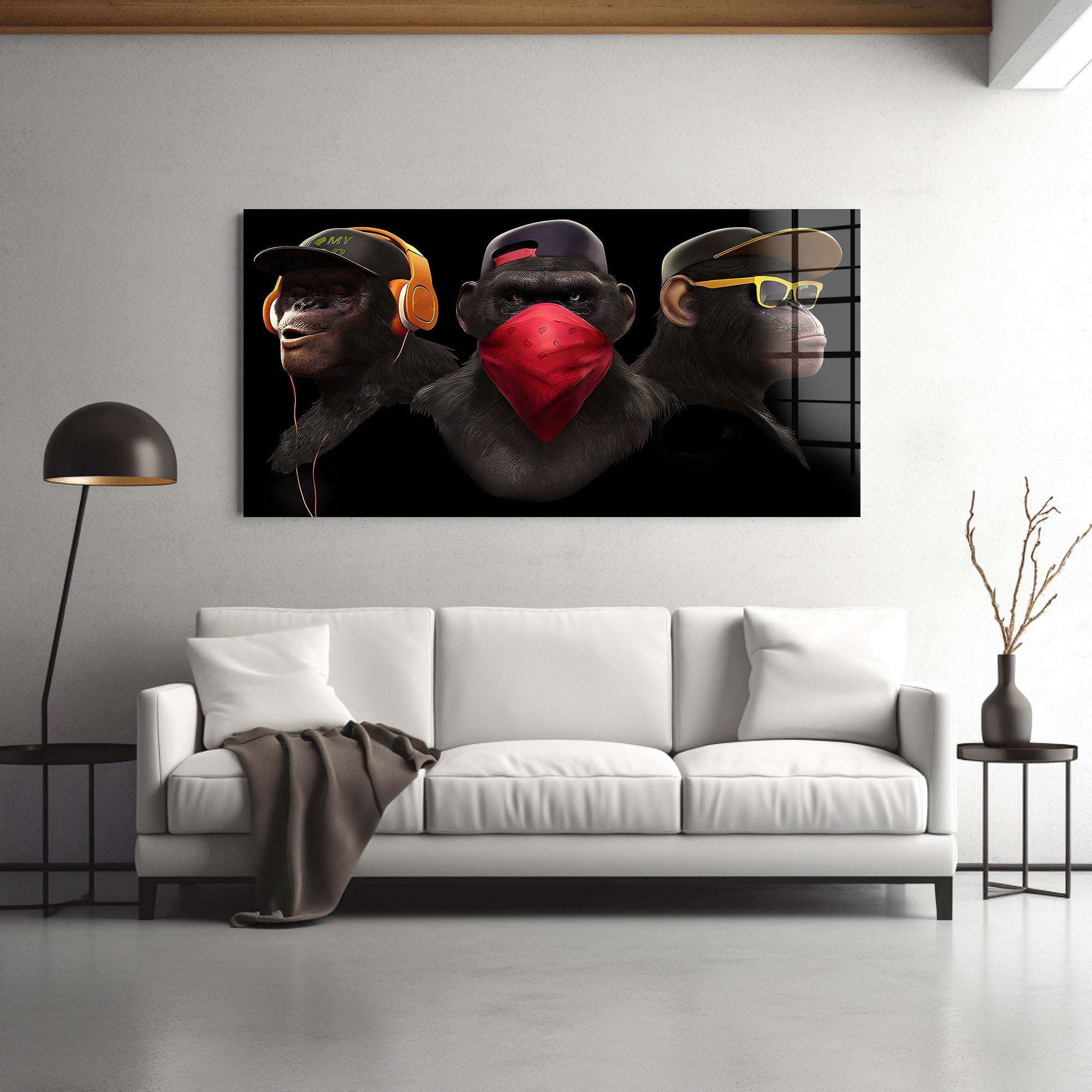 Legendary Monkeys Affengeiles Wandbild Günstig Online Bestellen