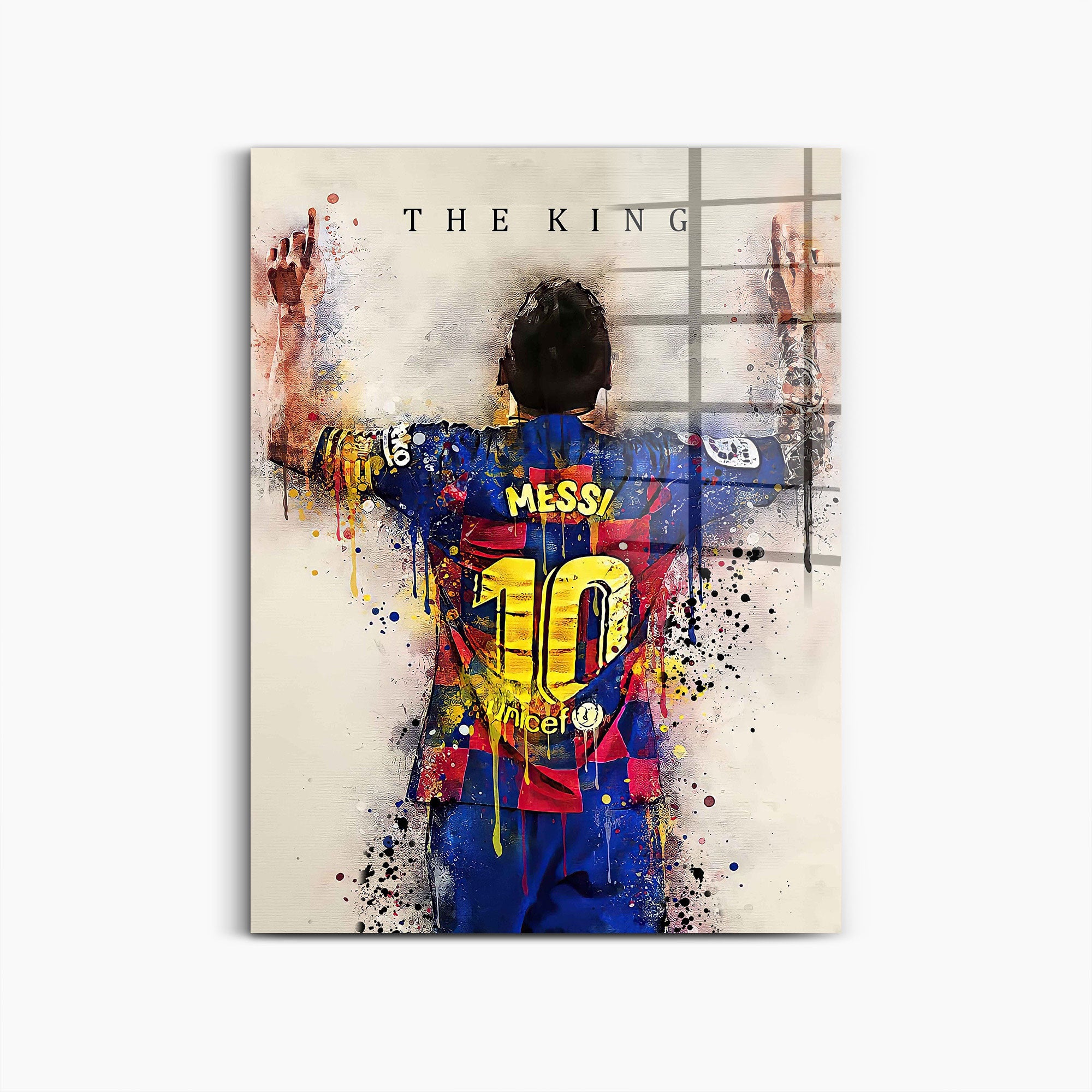 Lionel Messi the King » Wandbild günstig online bestellen