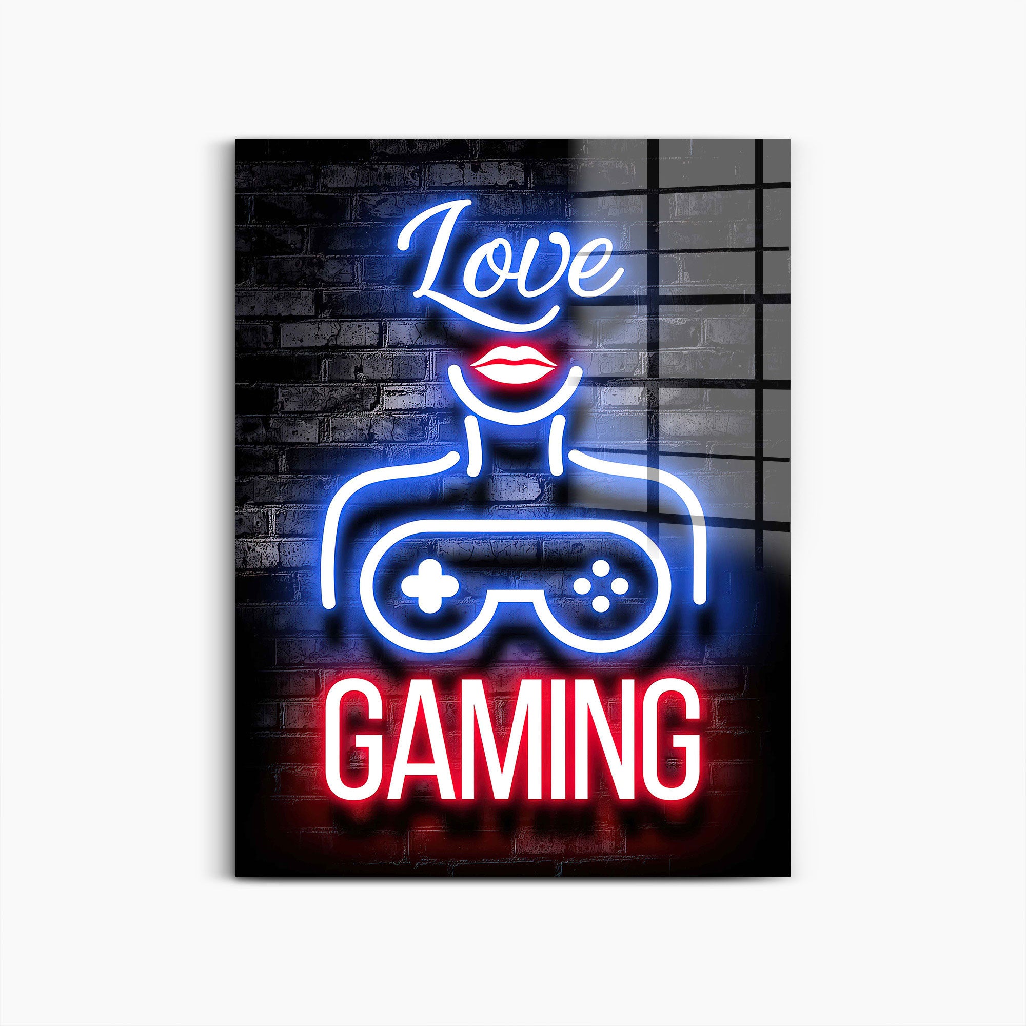 Love Gaming - Gaming Wandbild | Leinwand & Acrylglas