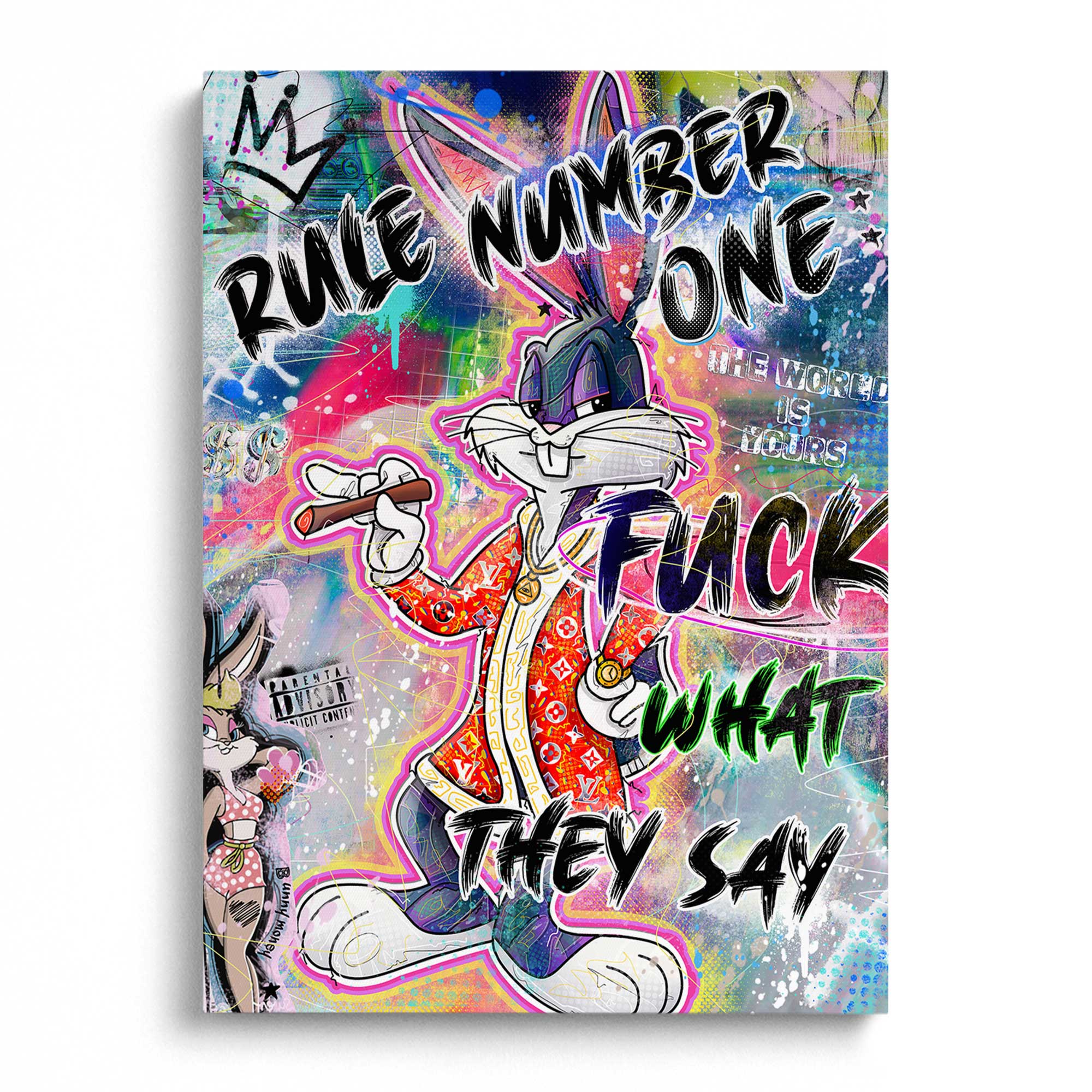 Rule Number One » Wandbild günstig online bestellen