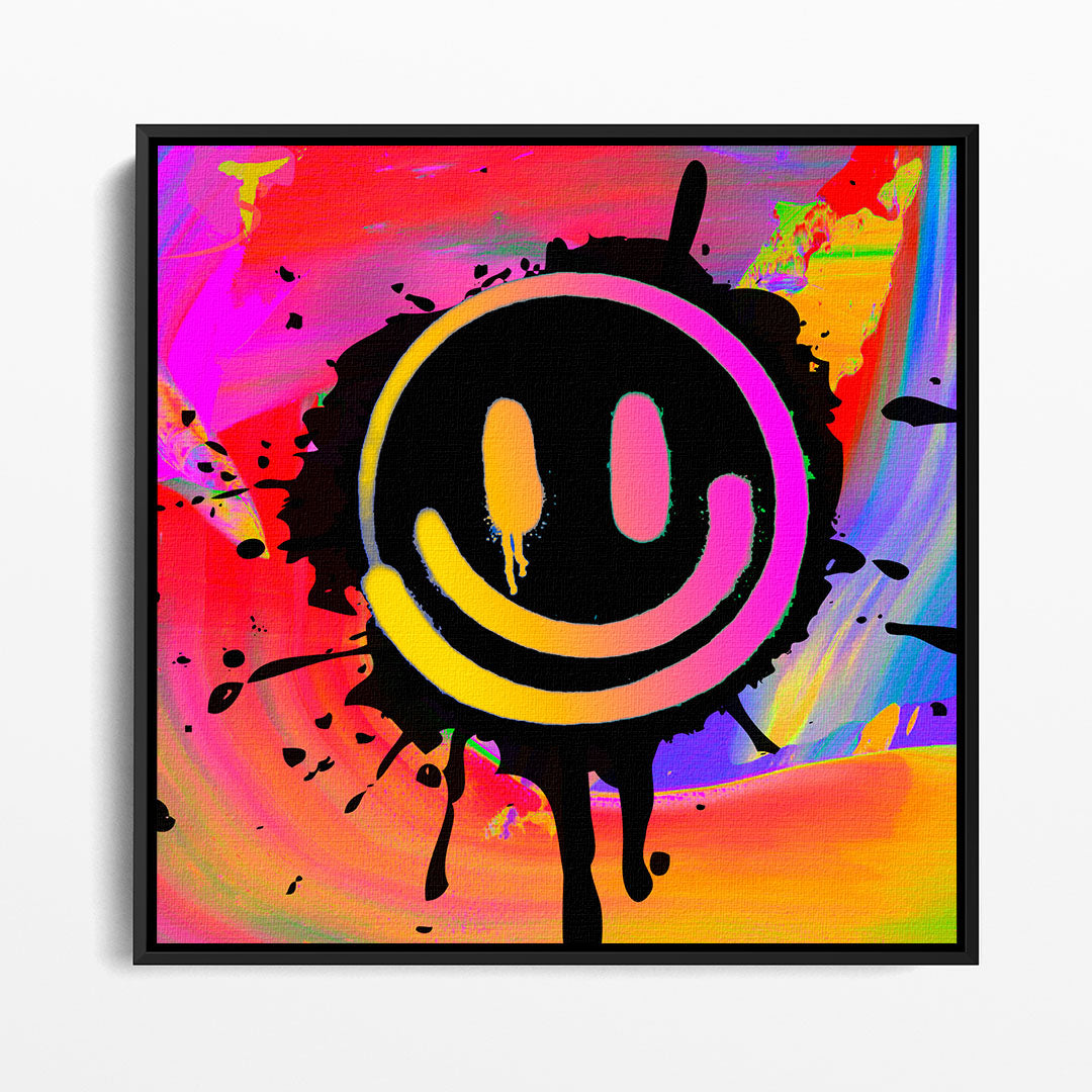 "Smiley" - Wandbild | Next Level Canvas