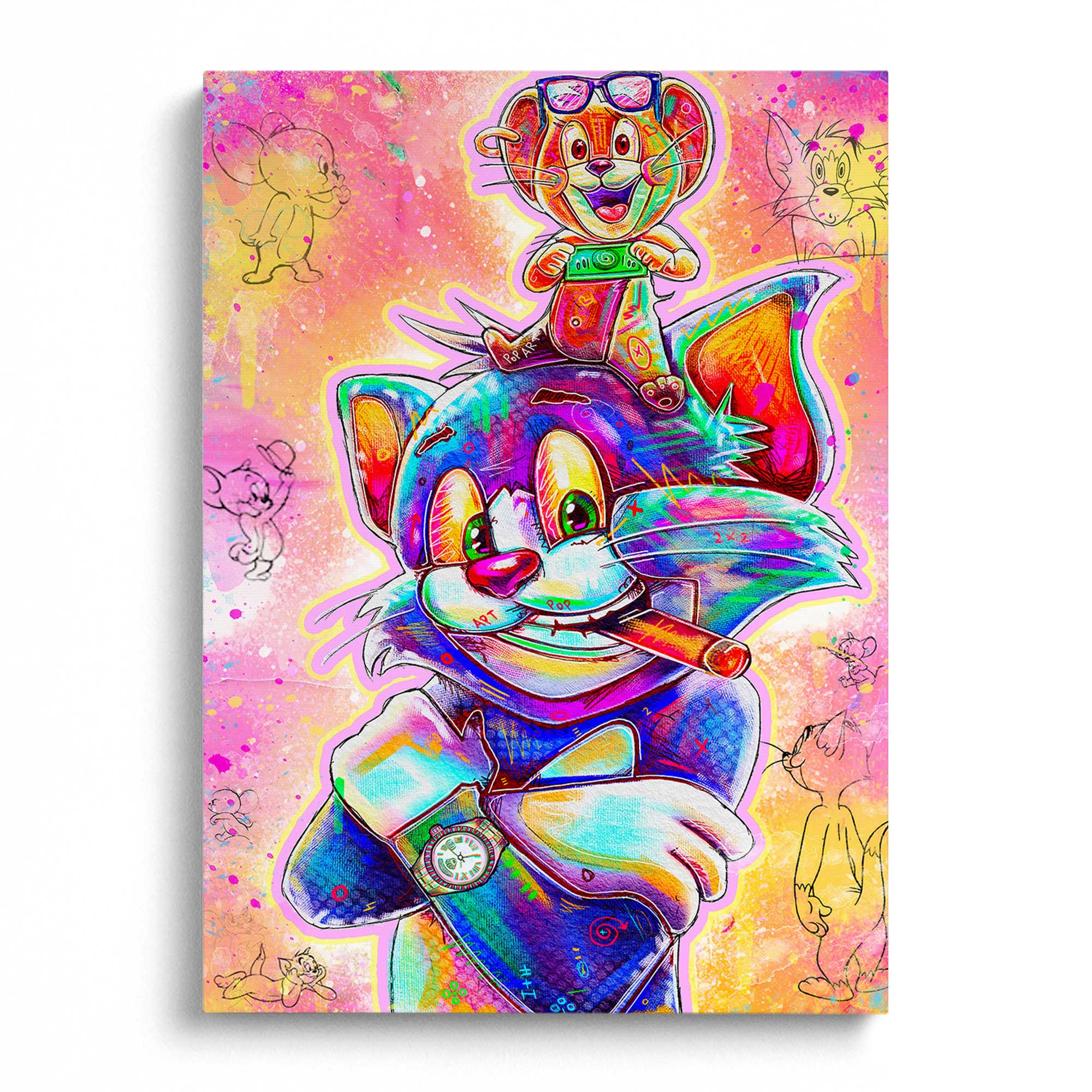 TJ Gangsters » Pop Art Wandbild günstig online bestellen