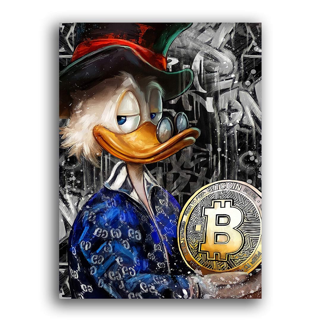 "Royal Bitcoin" - Wandbild | Next Level Canvas