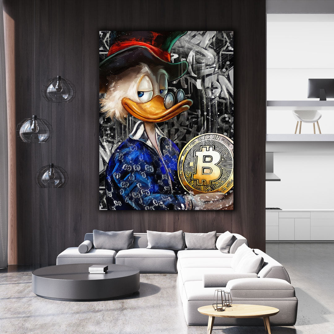 "Royal Bitcoin" - Wandbild | Next Level Canvas