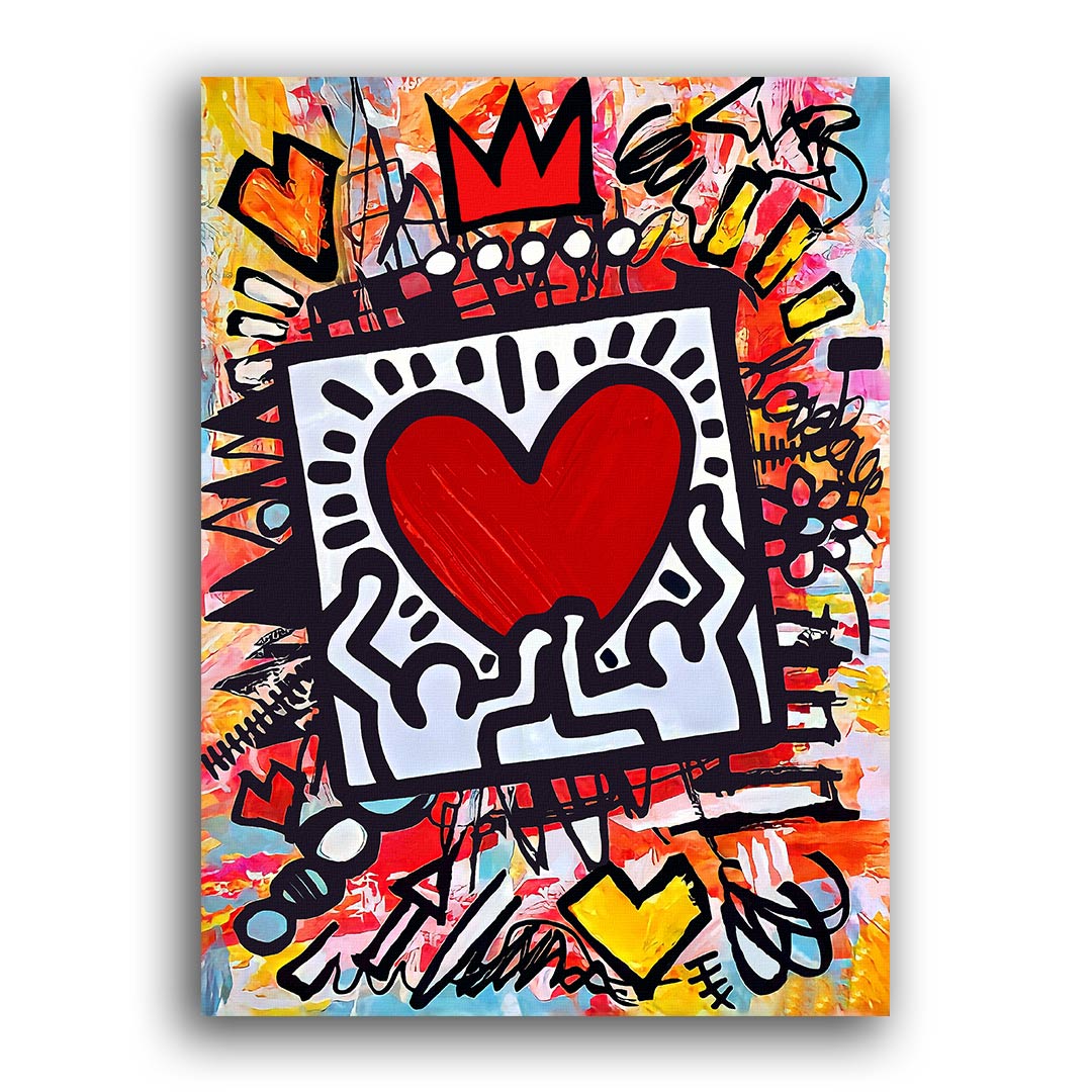 "Heart Vibes" - Wandbild | Next Level Canvas